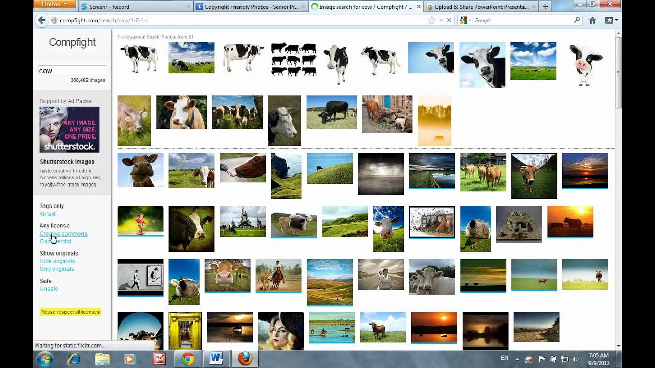 Video Tutorial: Finding CC Images Using Compfight - YouTube