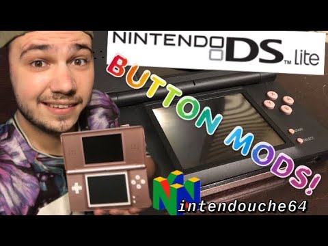 Awesome DS Lite Button Mods And Screen Swap!! - YouTube