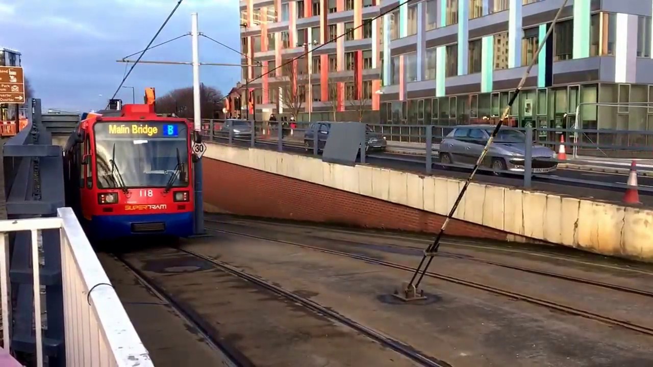 Stagecoach Sheffield SuperTram 118 At University From Halfway To Malin ...