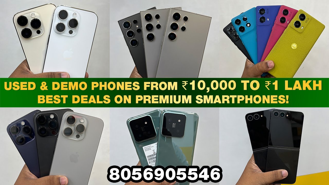 Used & Demo Phones from ₹10,000 to ₹1 Lakh | Best Deals on Premium ...