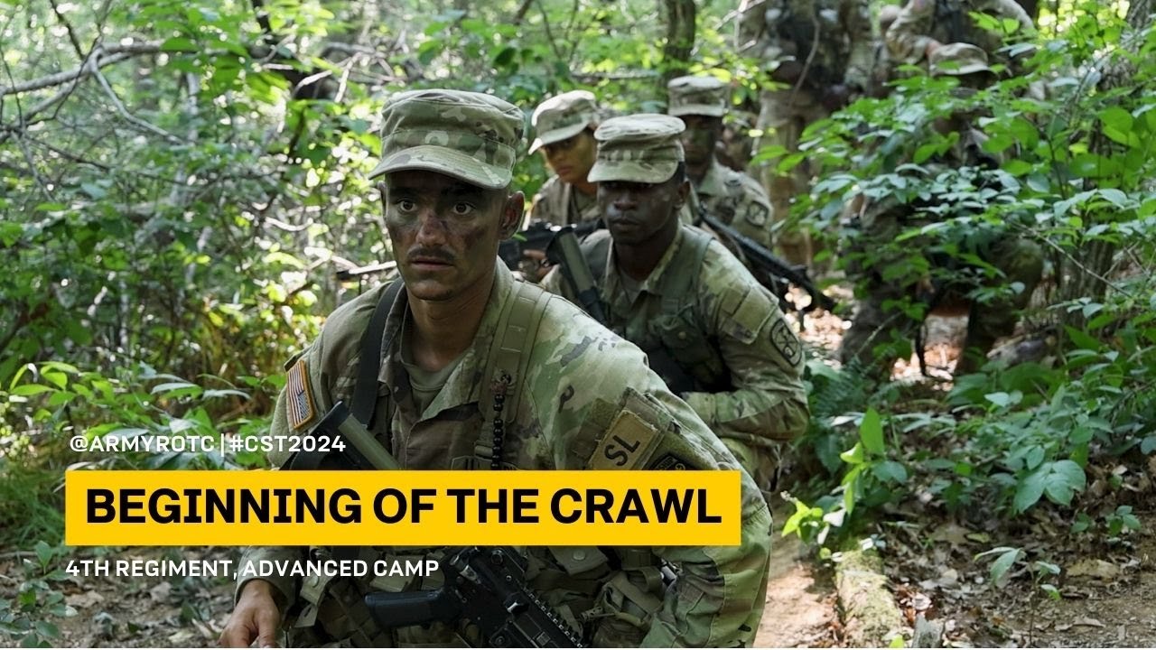 Beginning of The Crawl | 2nd Regiment, Advanced Camp | CST 2024 - YouTube