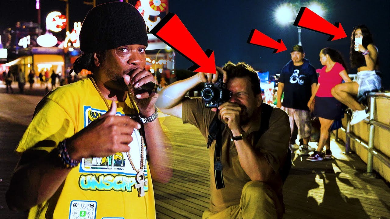 This Crowd goes WILD when a rapper FREESTYLES about THEM! - YouTube