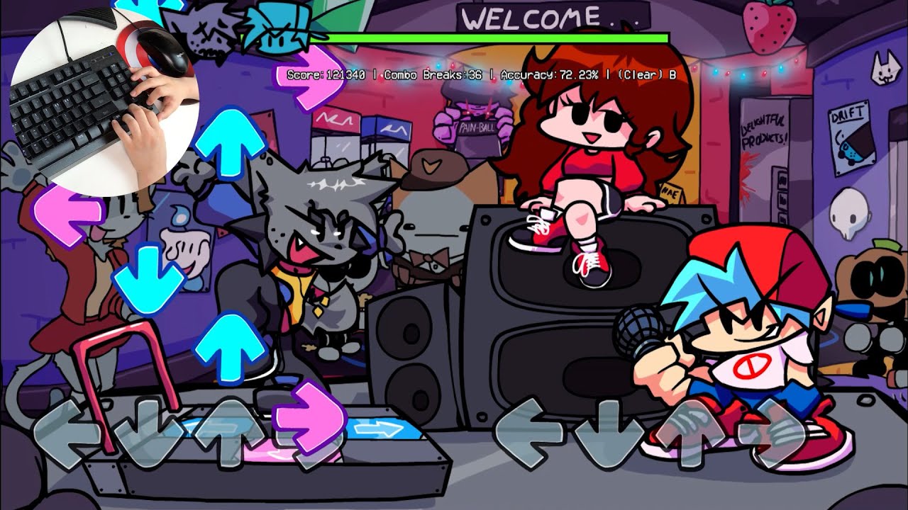 FNF VS. KAPI Arcade Showdown (2nd Version) FULL WEEK Handcam FRIDAY ...