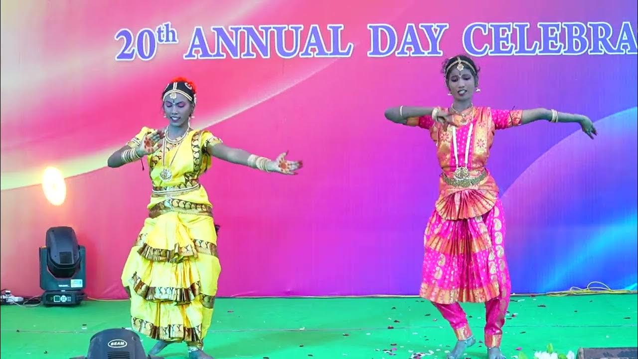 Bharatha Nattiyam song in Mother School Annual Function - YouTube