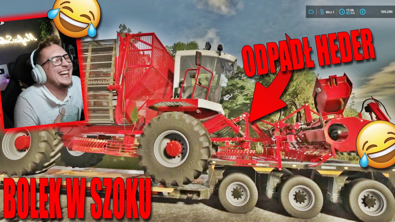 LATAJĄCY TRAKTOR & HEDER🤣 - YouTube