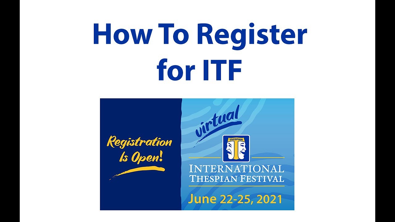 How to Register for ITF as an Individual - YouTube