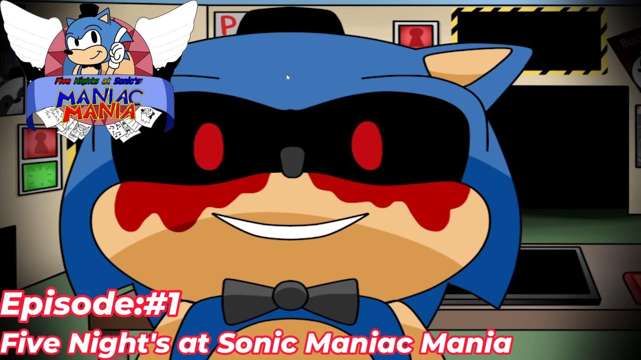 Five Night's at Sonic Maniac Mania First 2 challenges #1 - YouTube