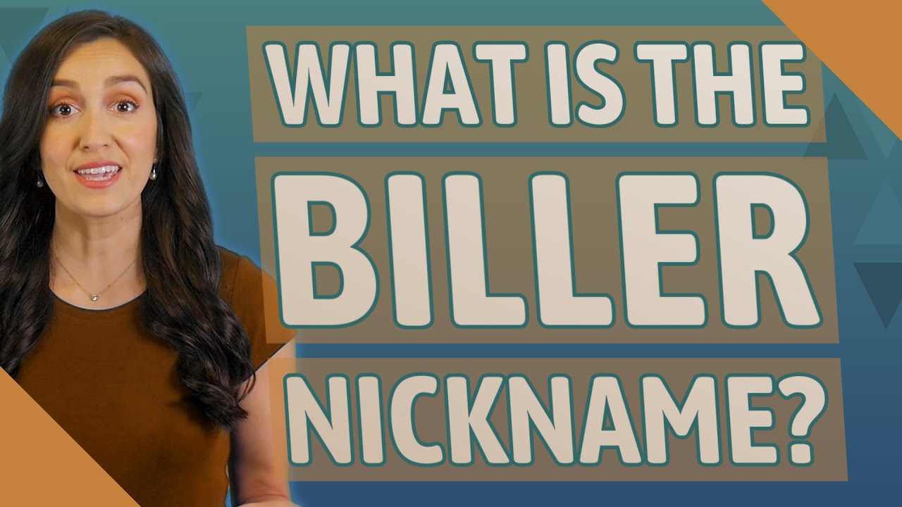 What is the biller nickname? - YouTube