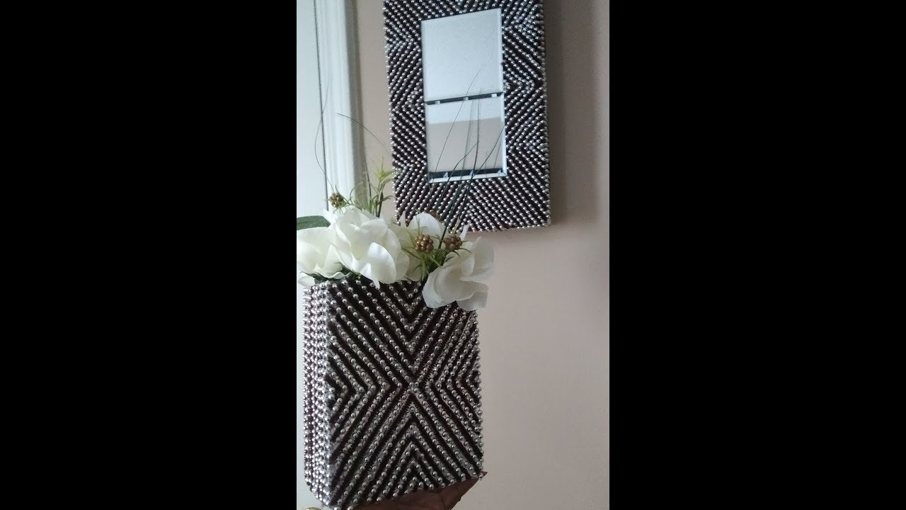 DIY Vase & Mirror | Yoduvh Essentials Colab | Link for her Channel in ...