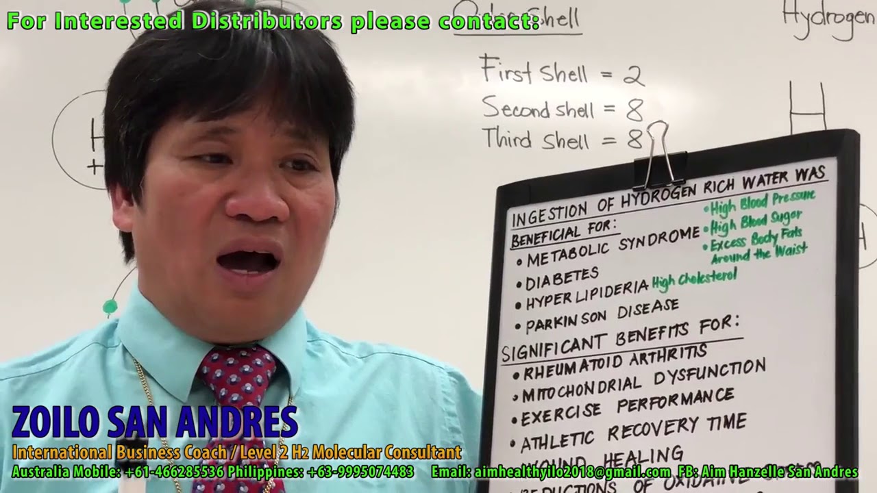 HYDROGEN THERAPY with ULTRA H2 Tagalog by an H2 Consultant - YouTube