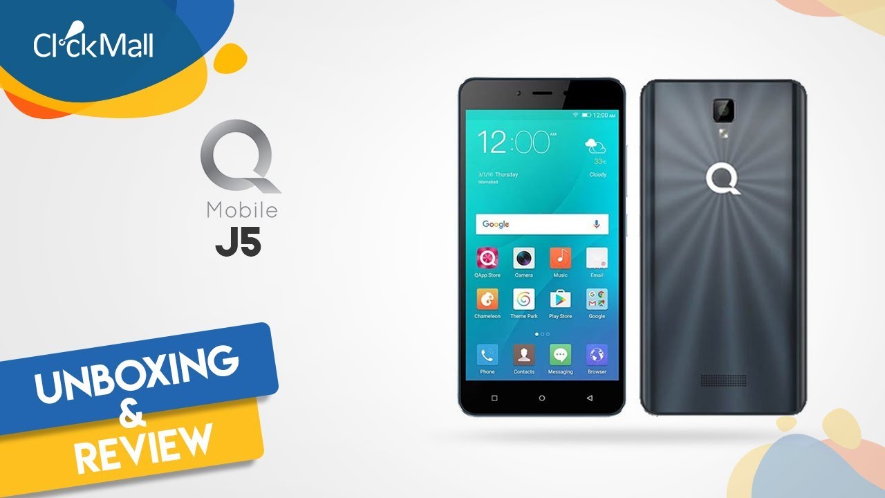 Qmobile J5 Unboxing - ClickMall - YouTube