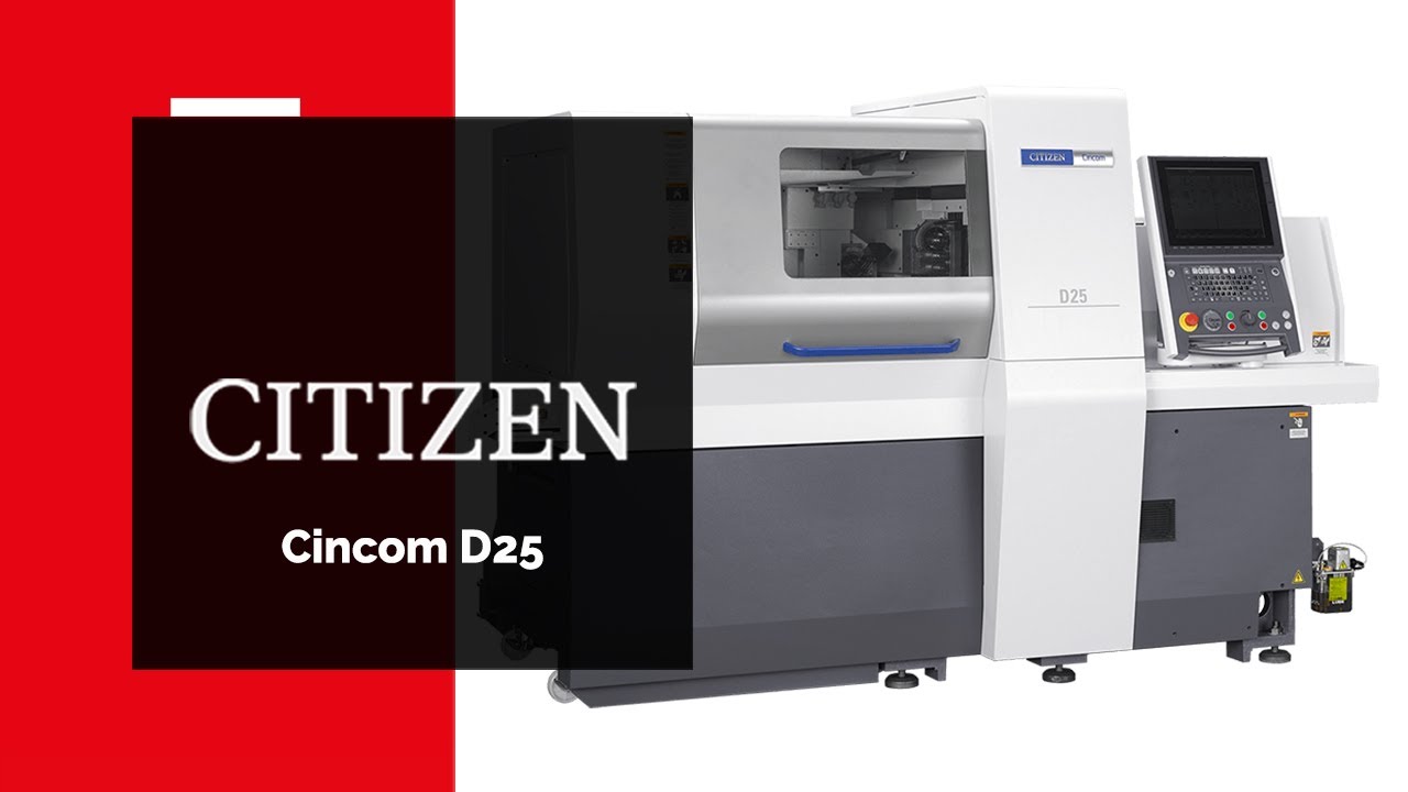 Citizen - Cincom D25 - YouTube