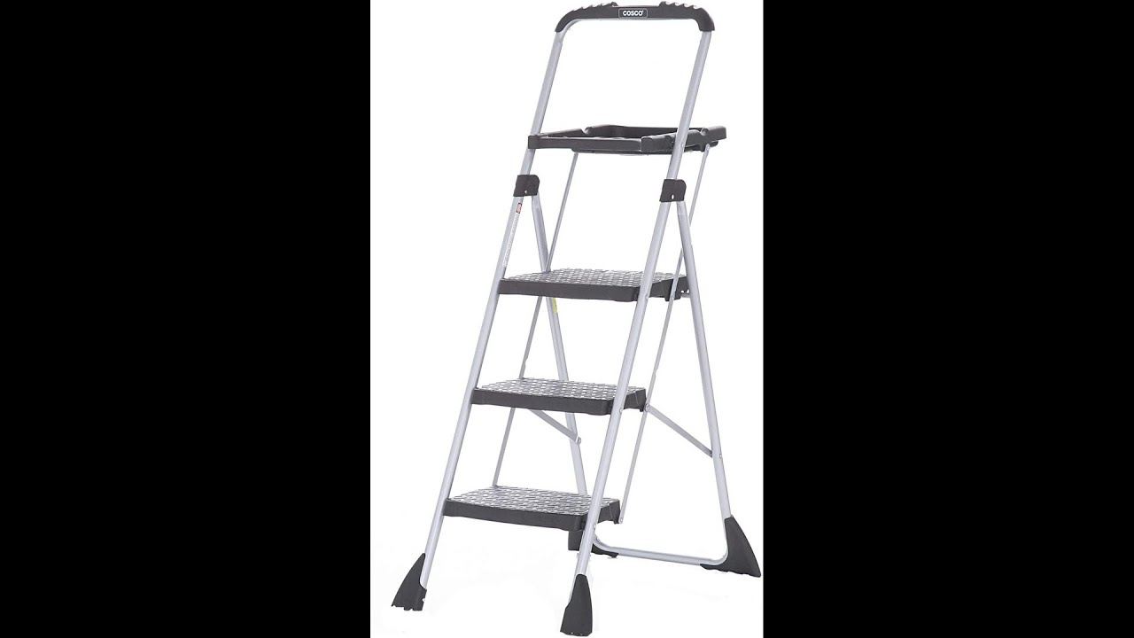 Cosco 3-Step Steel Work Platform: Sturdy, Safe, & Easy Fold - YouTube