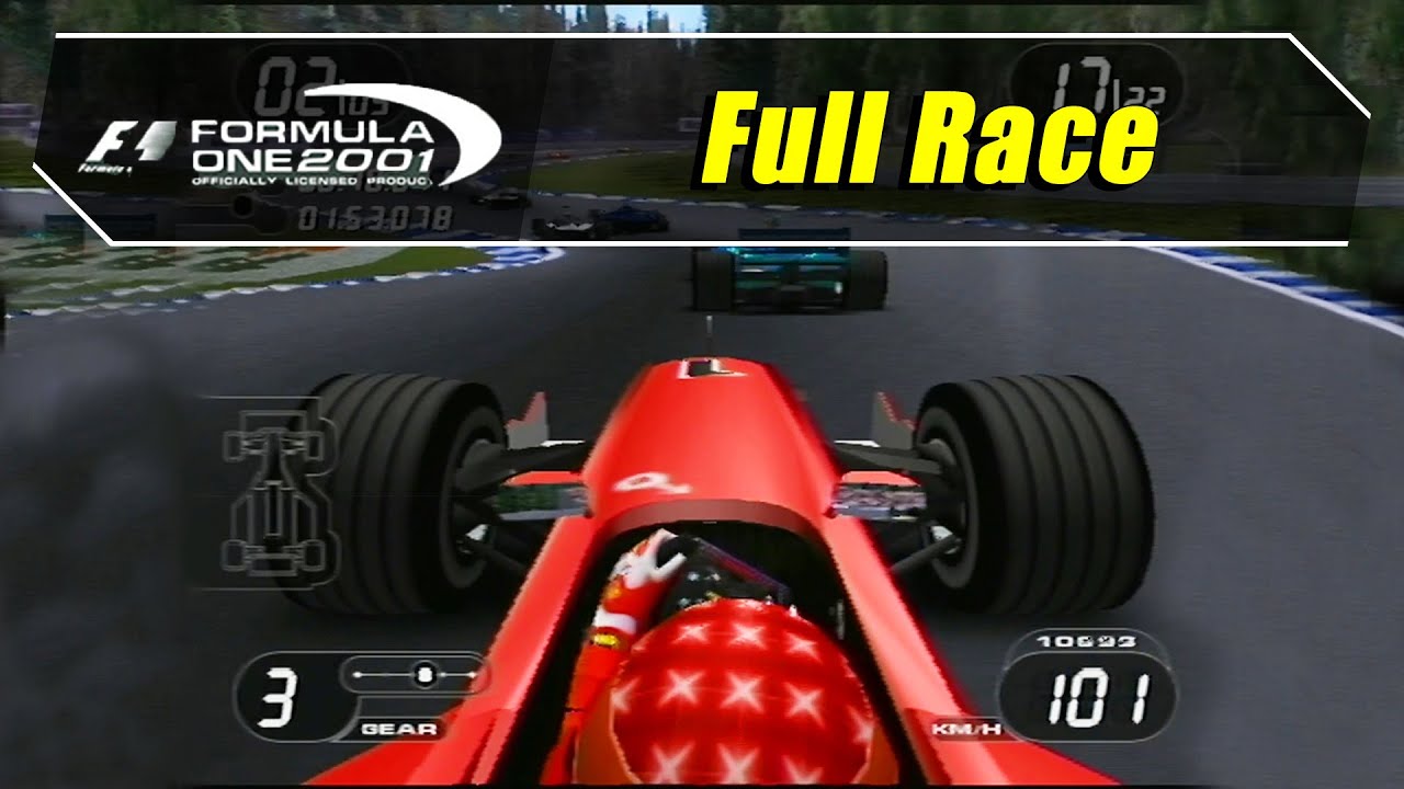 Formula One 2001 (PS2) - Full 5 Lap Race (1080@60) - YouTube
