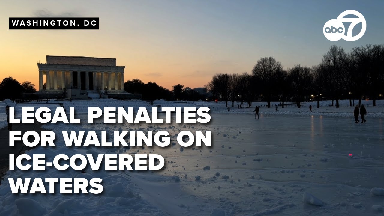 Walking on frozen rivers and bodies of water in DC could cost you ...