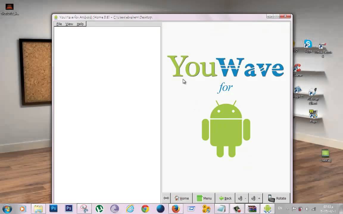 تحميل وتنصيب وتفعيل برنامج Youwave Android - YouTube