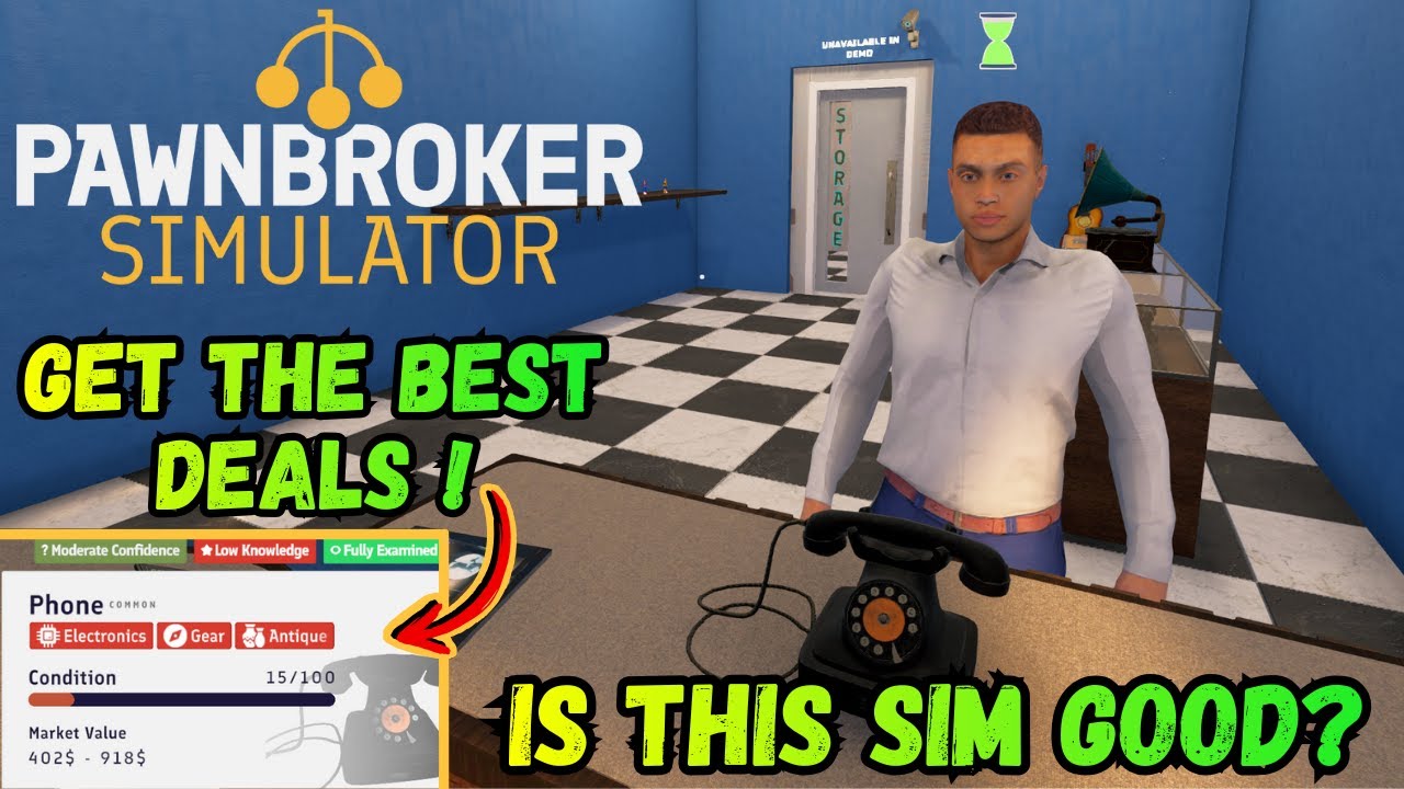 I Opened My Very Own Pawn Shop! How Did I Get On? (Pawnbroker Simulator ...