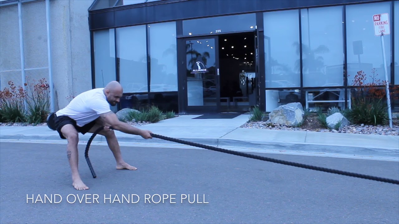 Hand Over Hand Rope Pull - YouTube