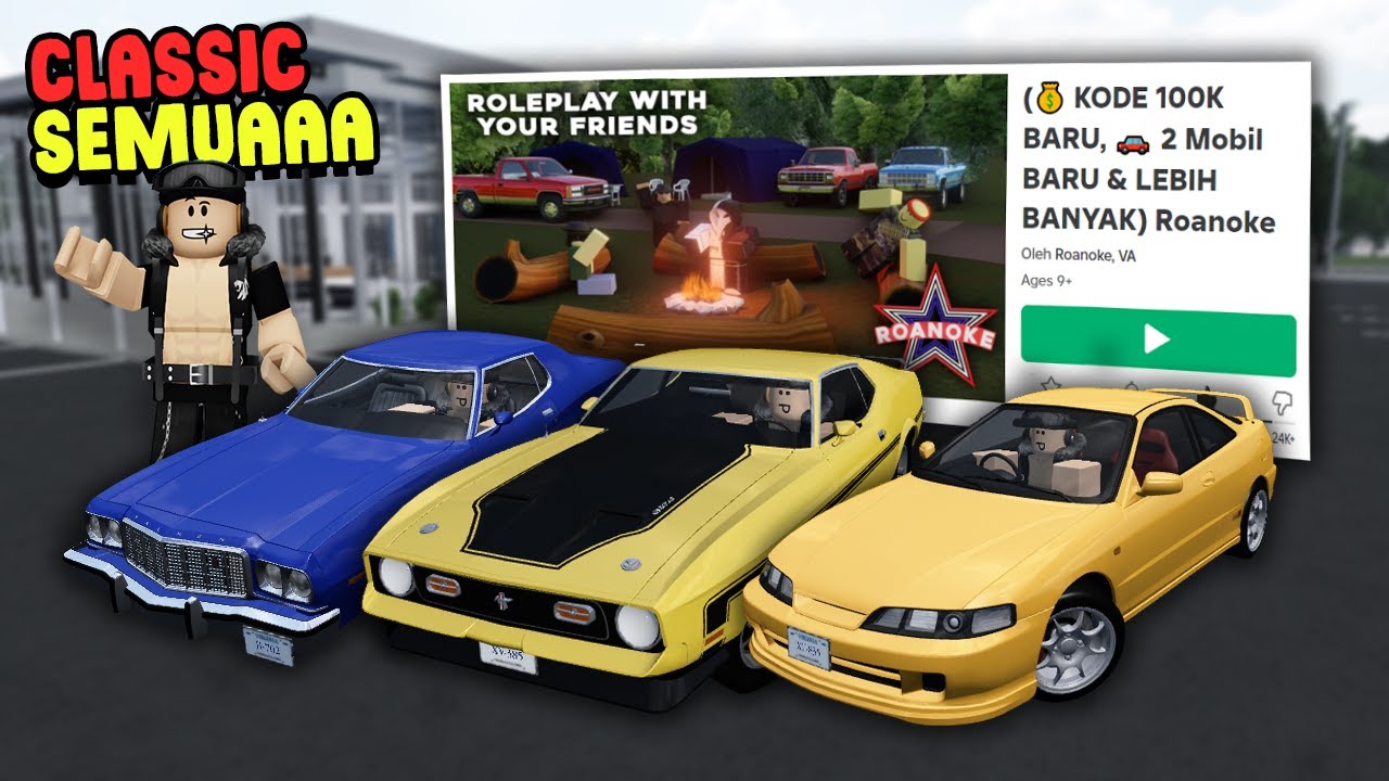 Banyak Banget Mobil Classic Di Map Ini - Roblox Roleplay - YouTube