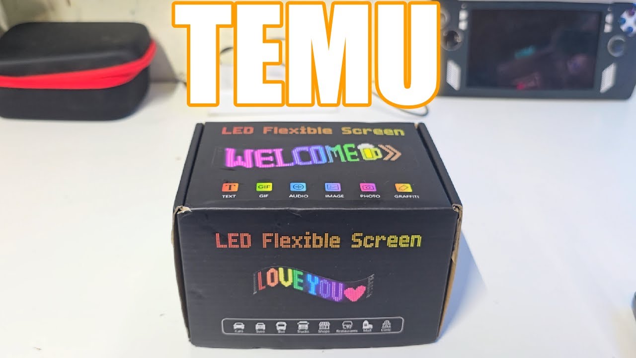 Testing a Flexible LED Display From Temu – Worth It or Waste? - YouTube