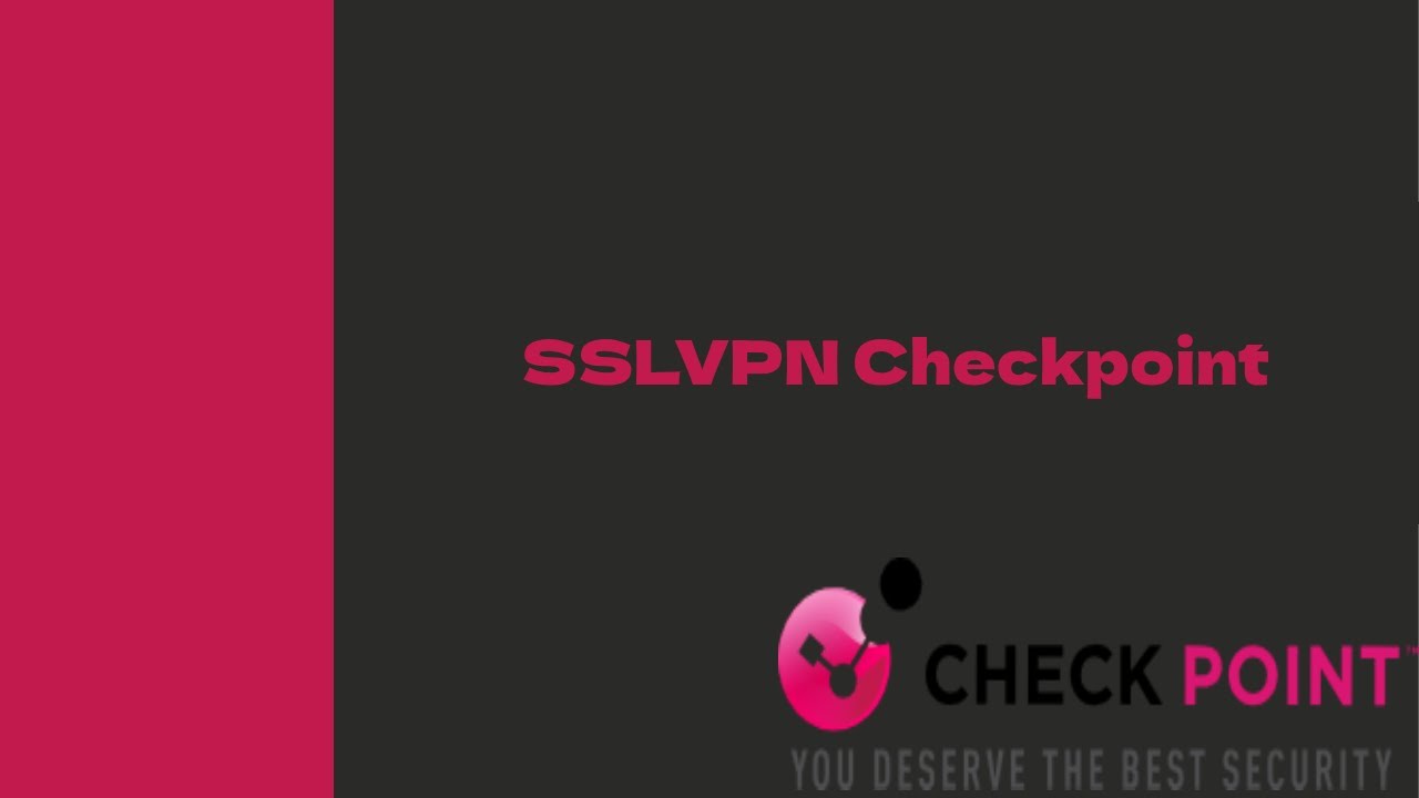 SSLVPN Checkpoint Appliance 1530 - YouTube