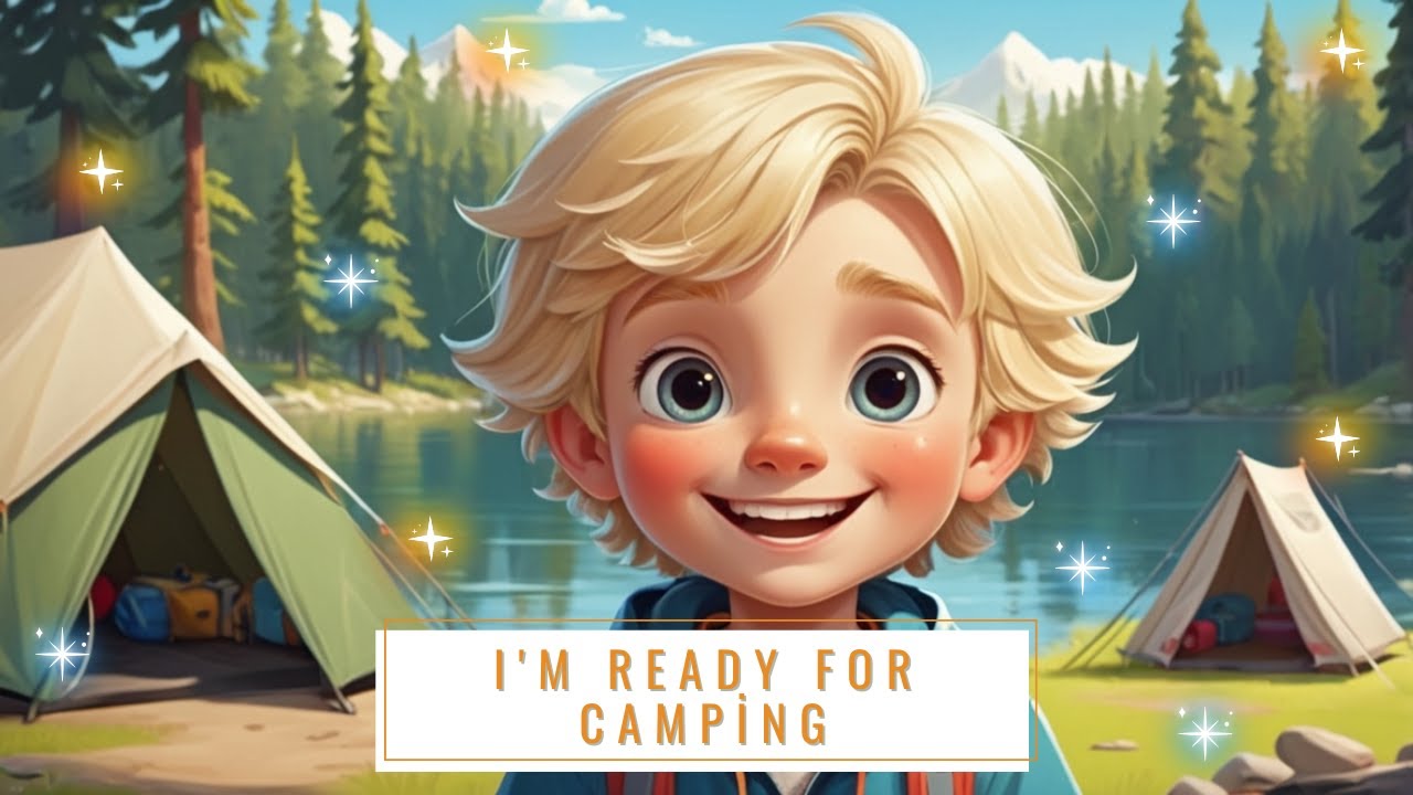 I'm ready for camping/Kids Stories #kids #cute #animation #cartoon # ...