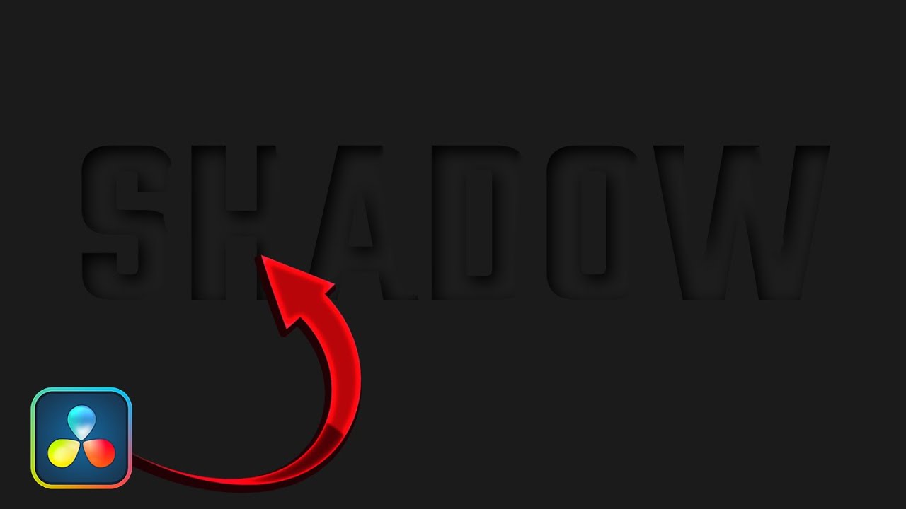 Inner Shadow Title Preset in Davinci Resolve | Tutorial DE - YouTube