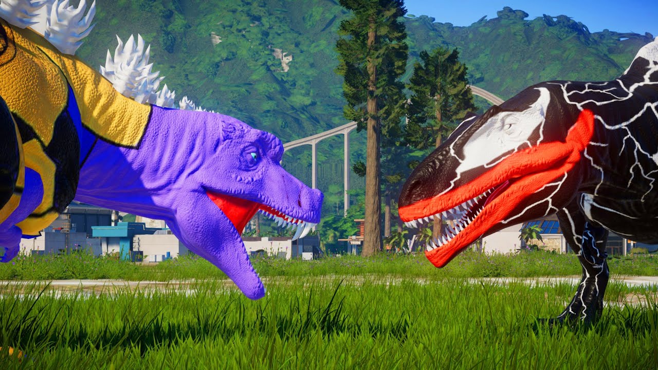 THANOS Godzilla,VENOM,CARNAGE Spinosaurus,Carnage Malusaurus,Wolverine ...