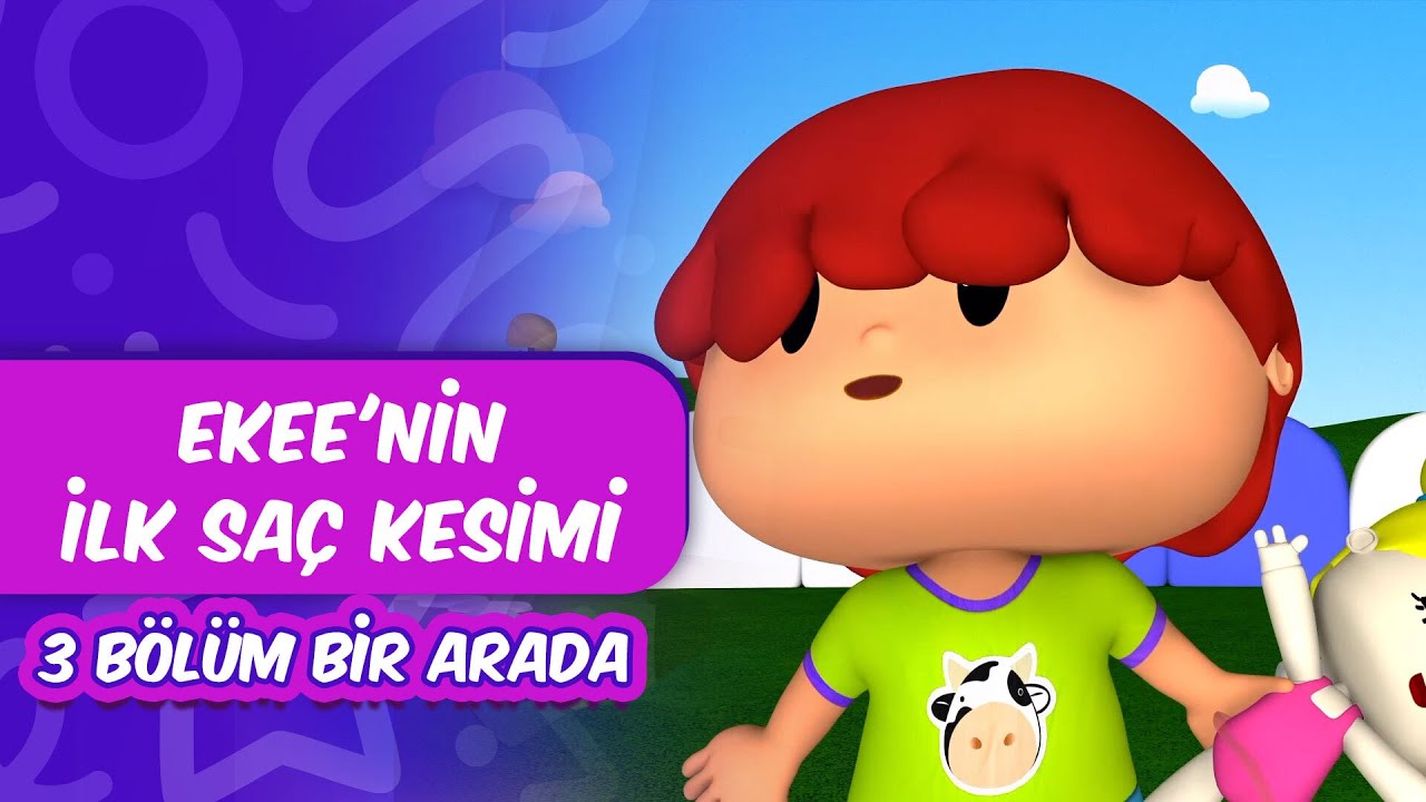 Ekee'nin İlk Saç Kesimi 🧑 Pepee Leliko ve Pisi 3 Bölüm Bir Arada ...