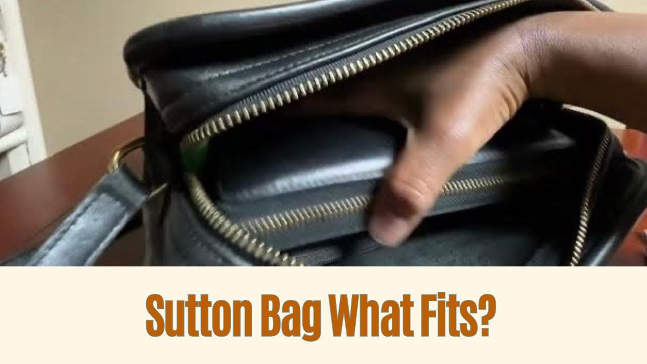 Vintage Coach Sutton Bag What Fits? @contentwithcandace - YouTube
