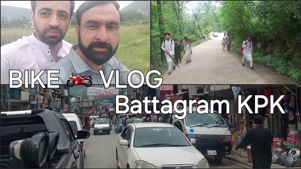 Battagram Beautiful Village Bike Vlog Kpk - YouTube