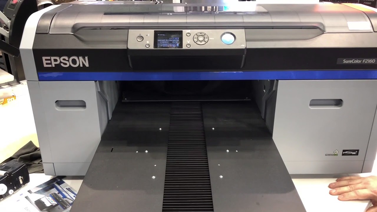 The New Epson SureColor F2160 in action at Visual Impact Show in ...