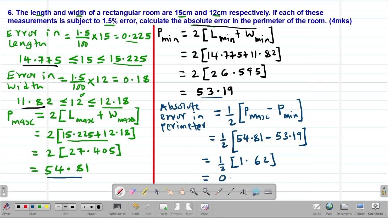 MATH: FORM3: APPROXIMATIONS AND ERRORS: LESSON 6 - YouTube