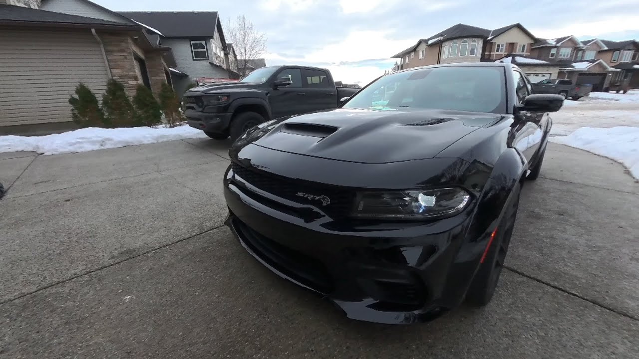 Dodge Charger Hellcat First Cold Start After Month of Winter Storage ...