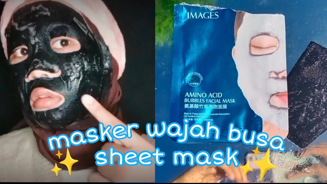 cobain masker busa di wajah gini ternyata di pakai/sitishdy - YouTube