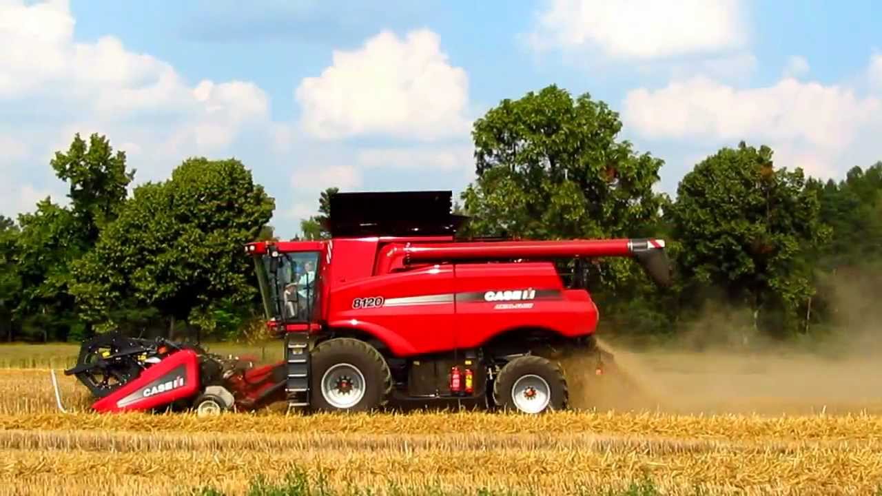 NEW Case IH 8120 Axial-Flow part.II grain harvest | 720p HD video ...