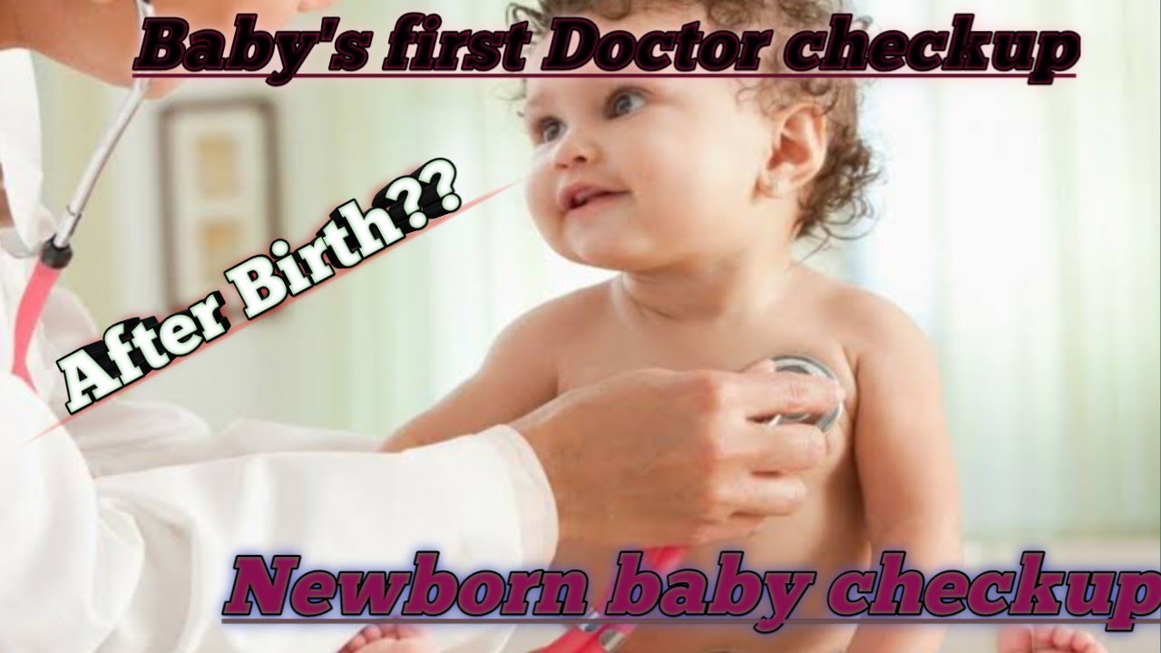 Baby's first Doctor checkup After Birth|| Doctor visits and checkups ...