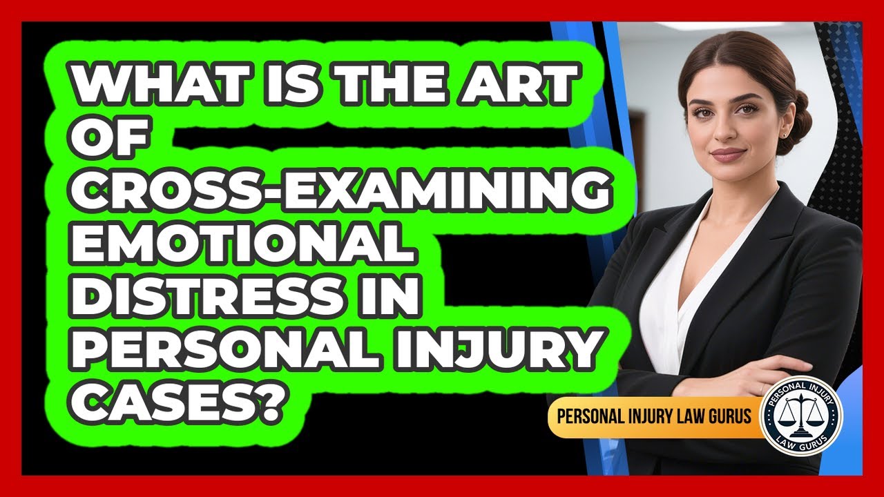 What Is The Art Of Cross-examining Emotional Distress In Personal ...