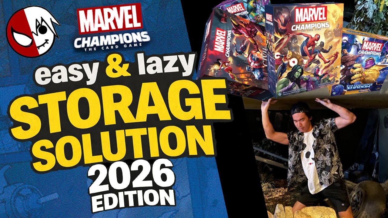 My Easy & Lazy Storage Solution for Marvel Champions: The Card Game ...