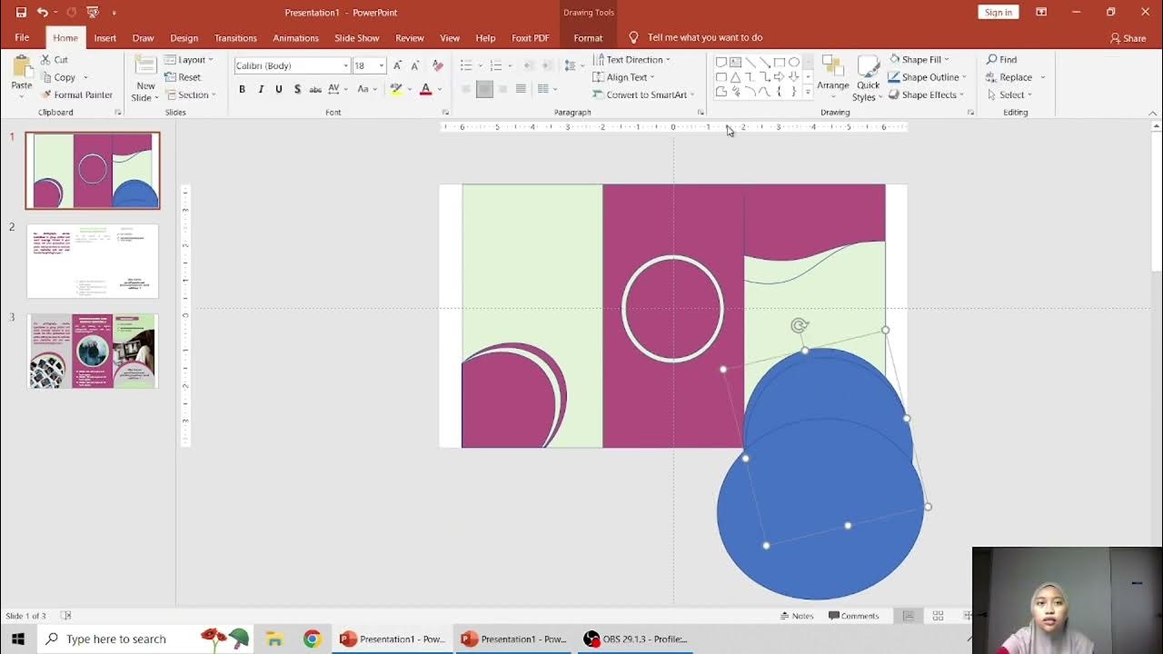Csc098 L Community Service How To Make A Brochure Using Microsoft Powerpoint Youtube
