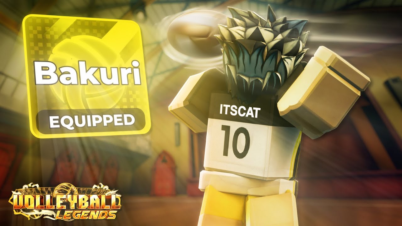 I MASTERED THE BEST GODLY STYLE BAKURI IN VOLLEYBALL LEGENDS - YouTube