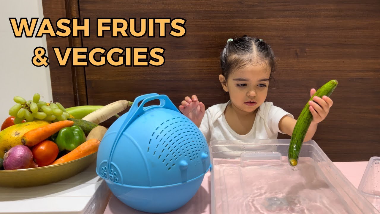 Washing Fruits and Vegetables | Practical Life Activity | Sensorial ...