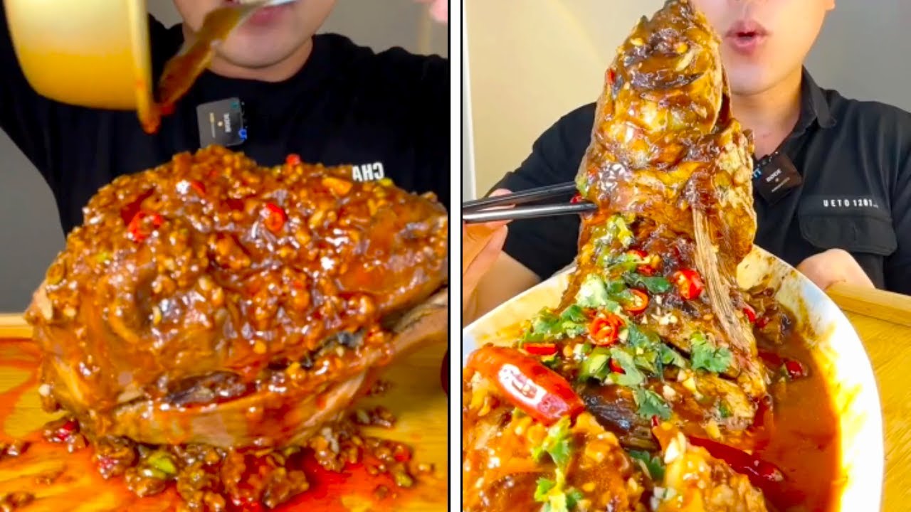 The braised sheep's head is fragrant and delicious - YouTube