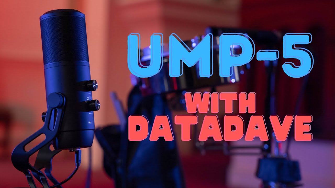 H&A UMP-5 Multi-Pattern USB Microphone with Data Dave - YouTube