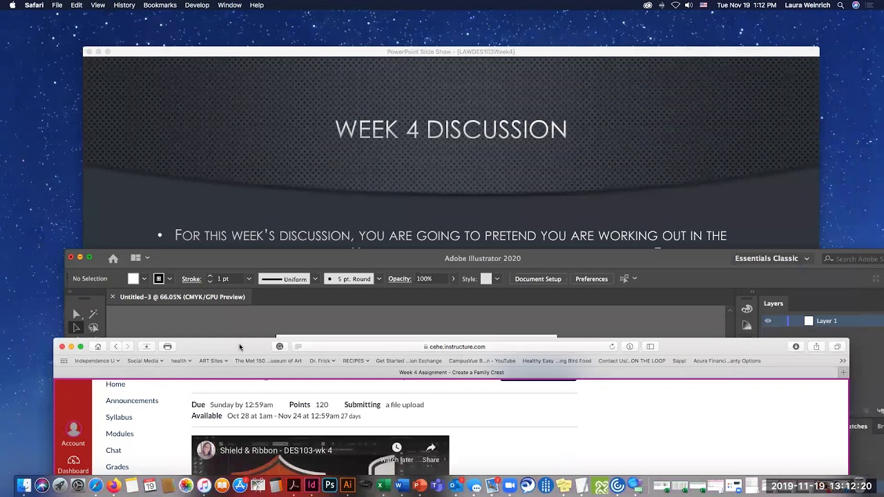 Laura - Mac Demo - Shape Builder - Assignment wk 4 DES103 - YouTube