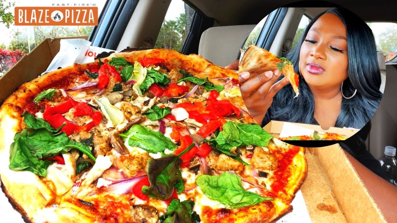 BLAZE PIZZA MUKBANG | EATING SHOW 먹방쇼 - YouTube
