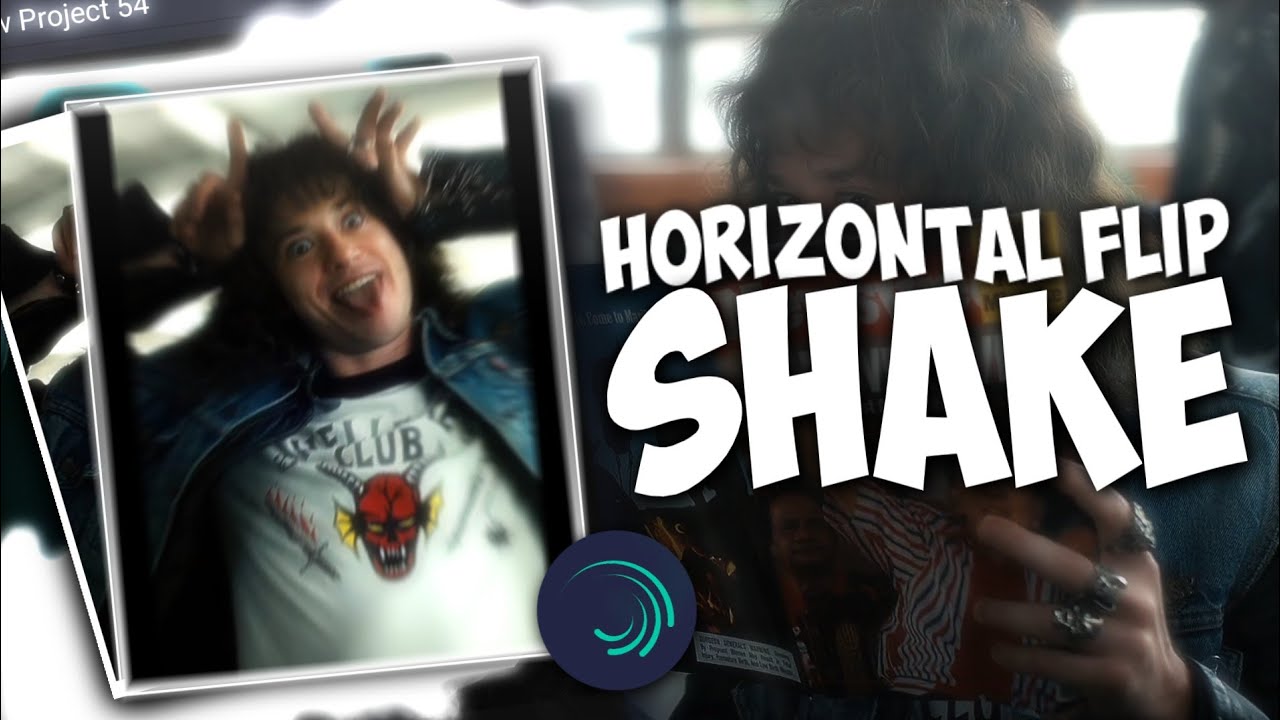 Horizontal flip Shake Tutorial 😍| Trending Shake in Alight motion - YouTube