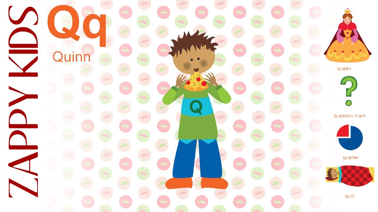 ABC LEARN THE ALPHABET Letter Qq Nursery Rhymes For Learning Zappy Kids ...