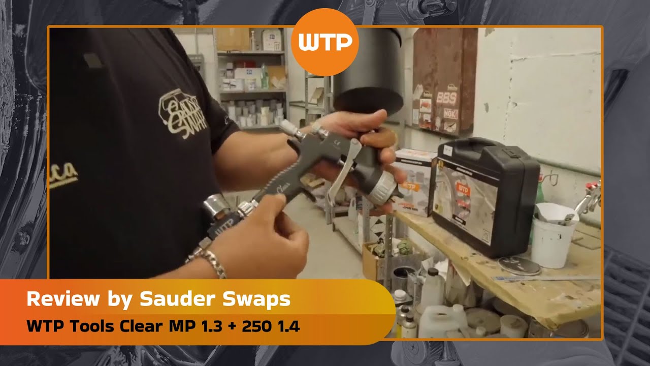 Review Spray Gun WTP Tools Clear & 250 by @SauderSwaps - YouTube