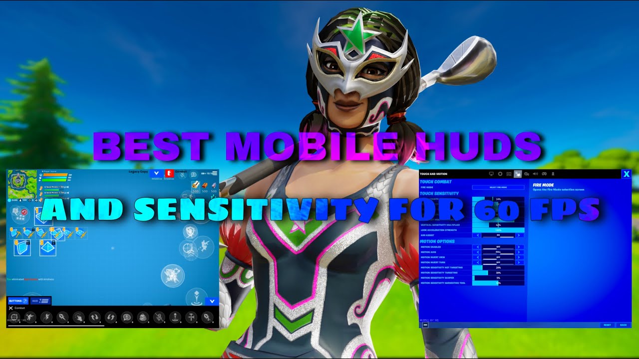 BEST * NEW* 60 FPS hud and sensitivity (updated) ~Fortnite Mobile ...